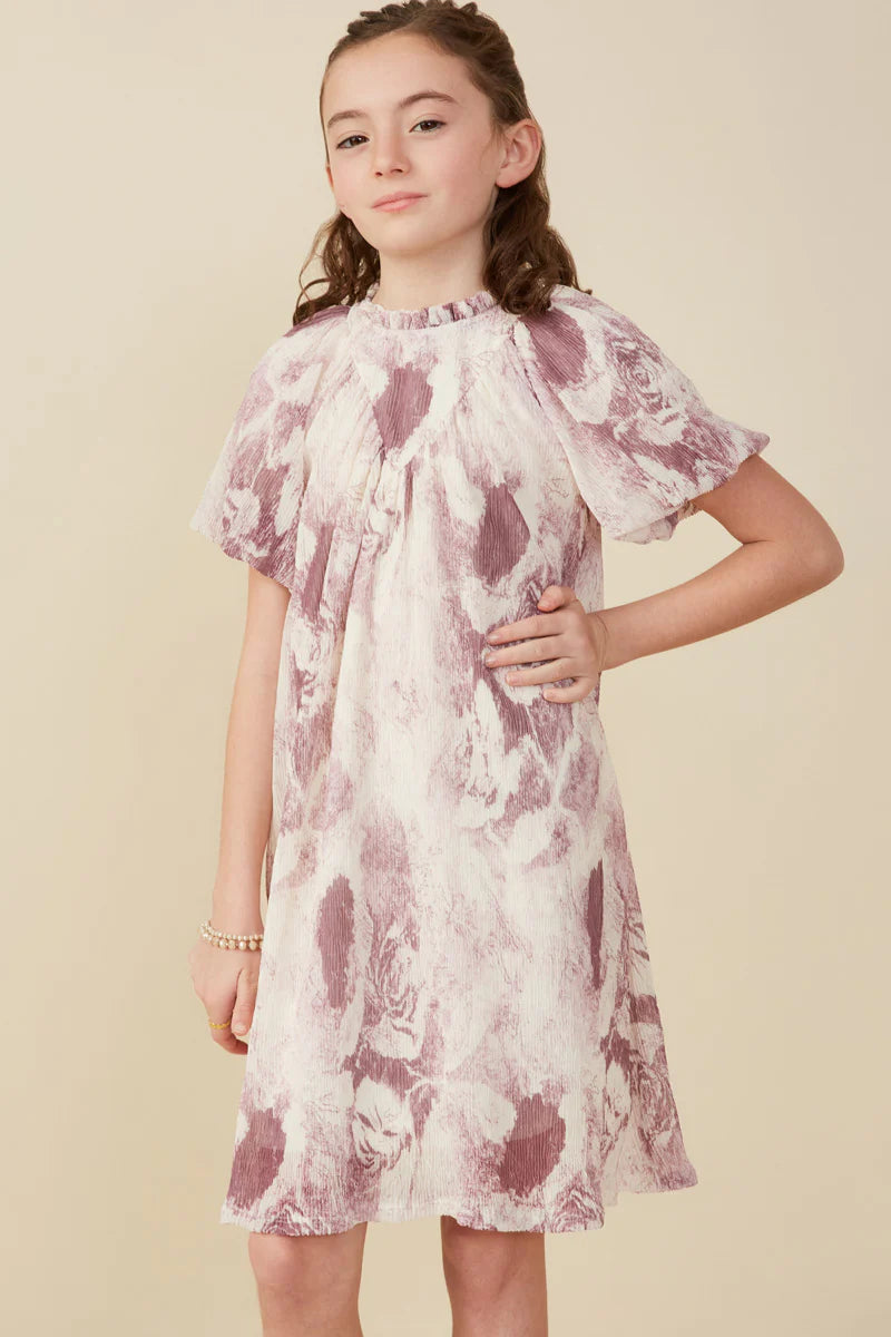 Callen Dress in Mauve- Girls & Tween (L(11/12)) – Darlin's Modest Wear